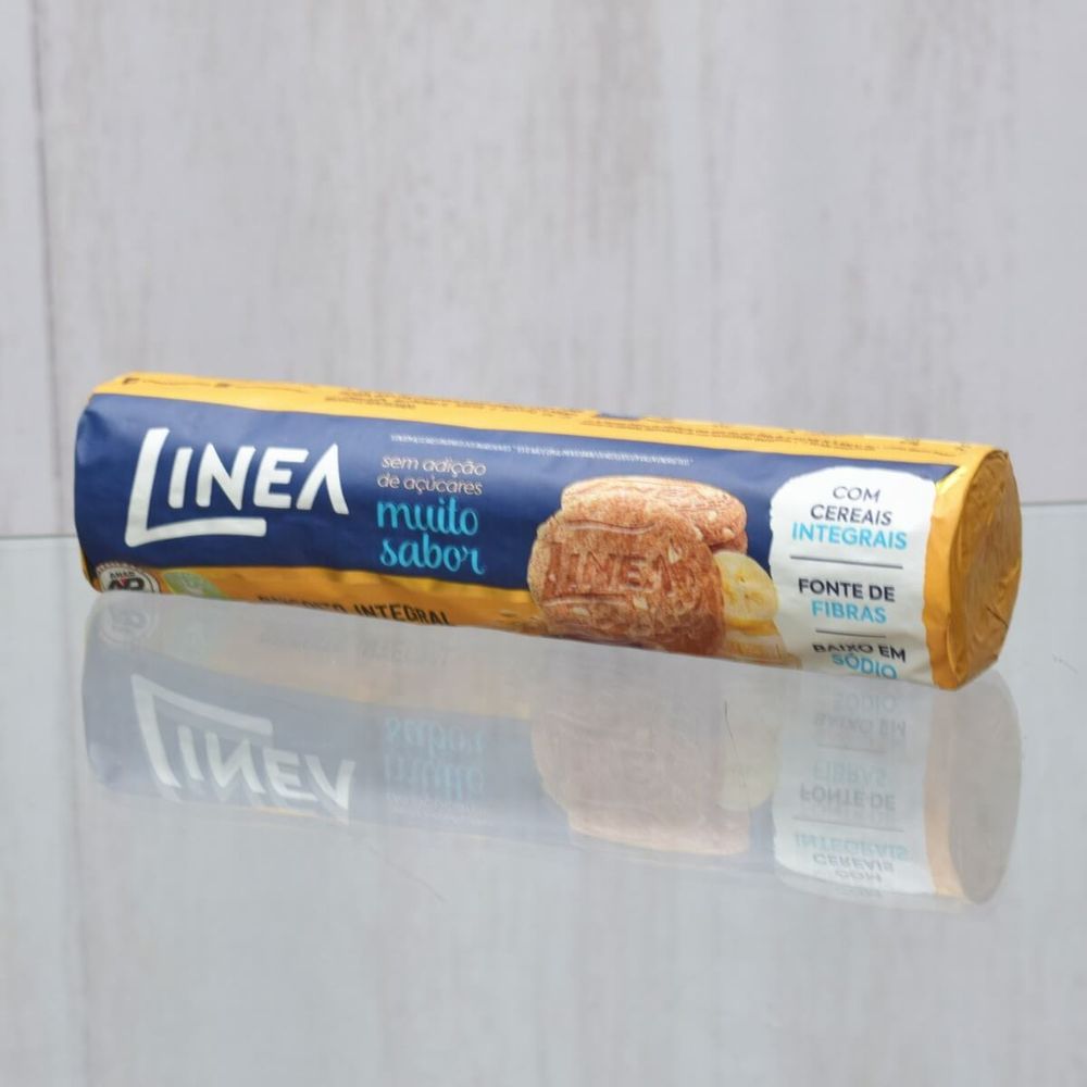 Biscoito Integral Linea Banana e Canela 120g - buongiorno Biscoito Integral Linea Banana e Canela 120g - buongiorno